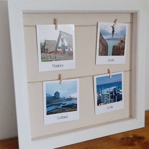 Wooden Peg Photo Frame - Etsy