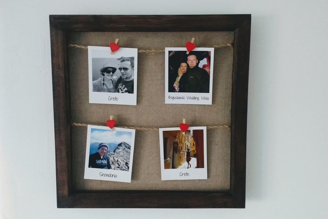 Wooden Peg Photo Frame - Etsy