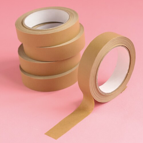25mm Kraft Paper Parcel Tape Paper Sticky Tape Eco Tape - Etsy UK