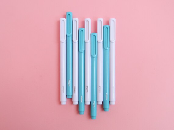 Poppin Super smooth Ballpoint Pen - Classic Black Biro - 1mm Black Pen ...