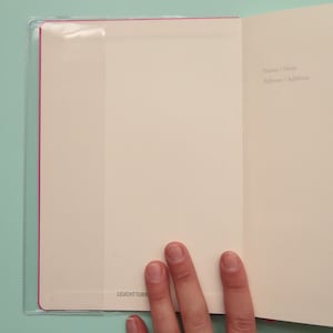 Bullet Journal Cover - A5 / B5 / B6 Clear Protective Bujo Protector ...