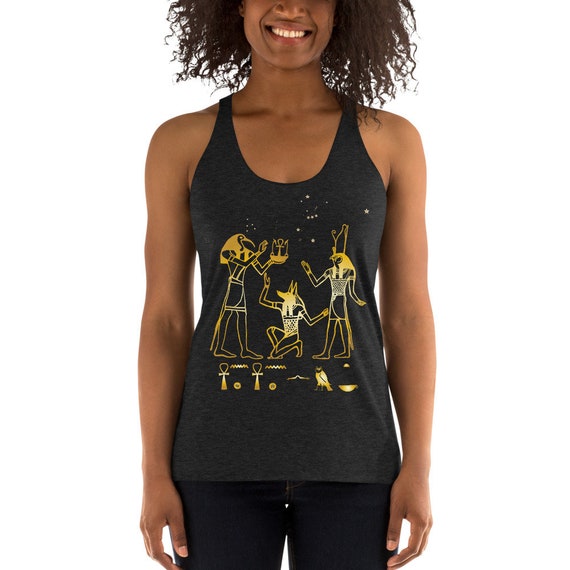 Egyptian Tank Top Horus Anubis Thoth Tank Pleiades to Sirius - Etsy