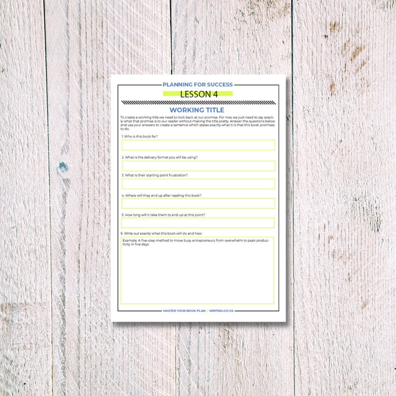Non-fiction Book Planner With Word Count Tracker and Goal - Etsy