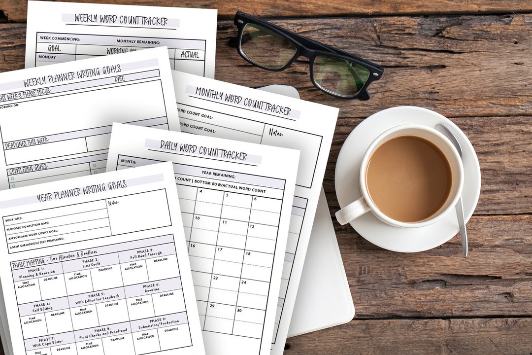 Bonus Bundle! Goal Planner and Word Count Tracker Bonus Bundle for ...
