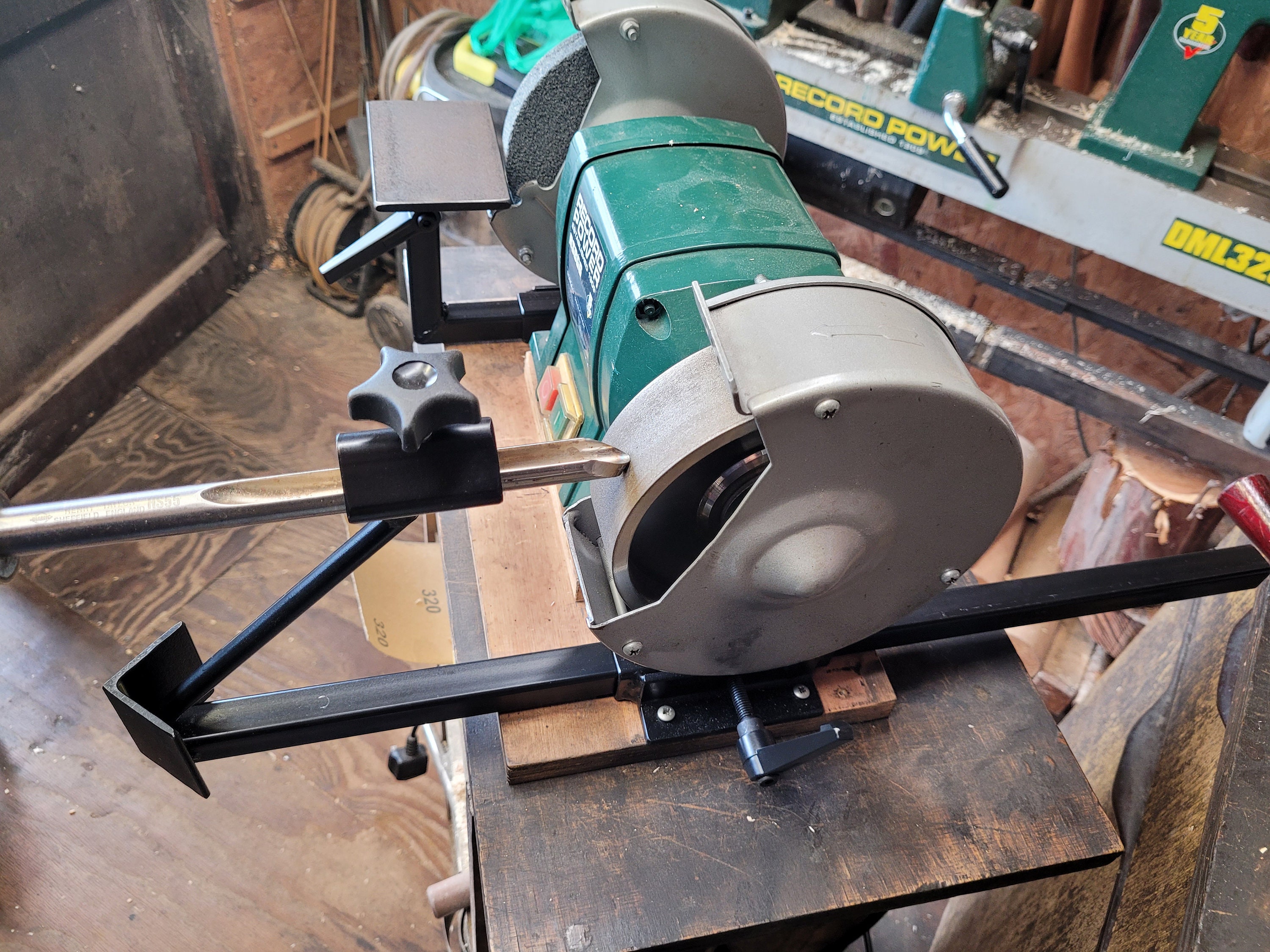 Woodturning Chisel Sharpening Jigs - Full System. Gouge, Skew, Scraper ...