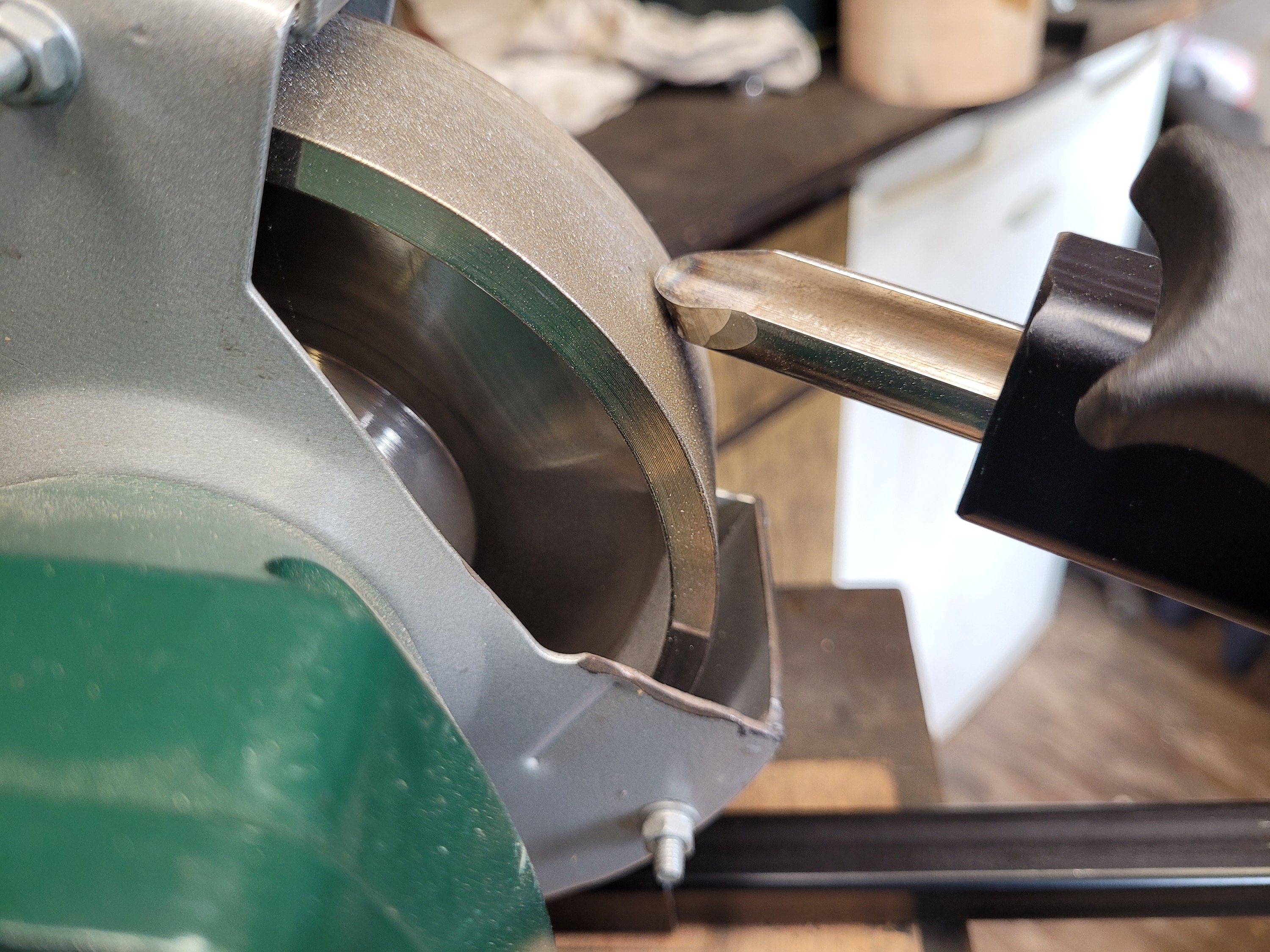 Woodturning Chisel Sharpening Jig for Gouge Chisels & Fingernail Grind ...