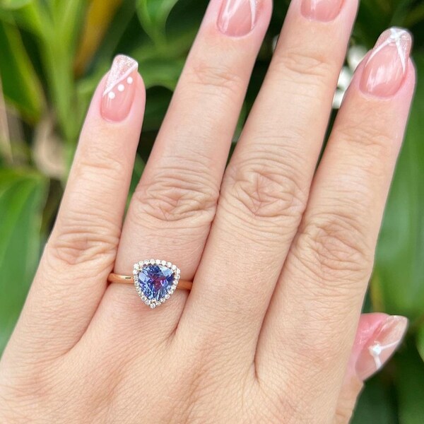 Lab Created Tanzanite - Etsy