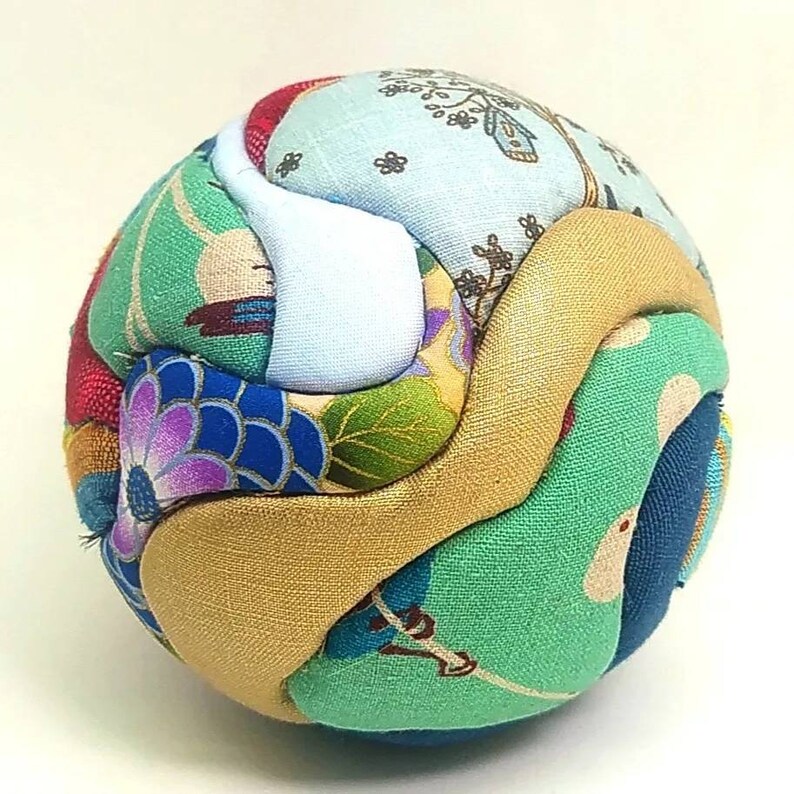 Kimekomi Medium Size Ball, Kimekomi Multicolor, Japanese Kimekomi Art ...