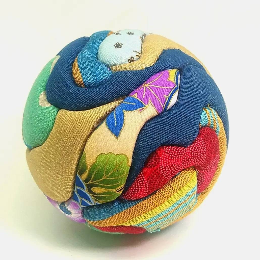 Kimekomi Medium Size Ball, Kimekomi Multicolor, Japanese Kimekomi Art ...