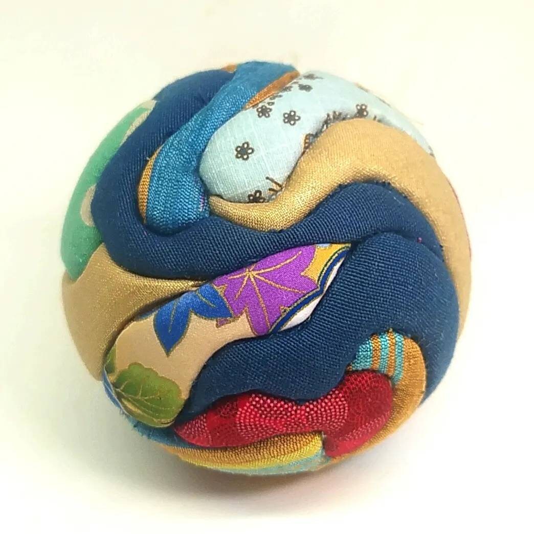 Kimekomi Medium Size Ball, Kimekomi Multicolor, Japanese Kimekomi Art ...