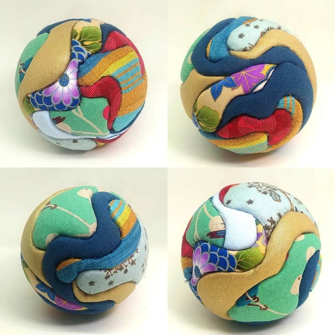 Kimekomi Medium Size Ball, Kimekomi Multicolor, Japanese Kimekomi Art ...
