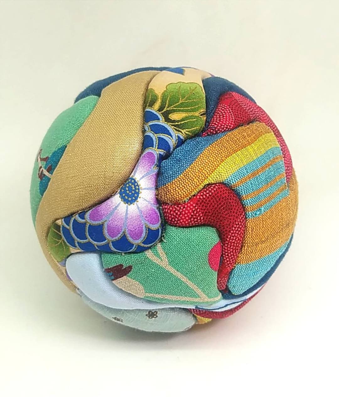 Kimekomi Medium Size Ball, Kimekomi Multicolor, Japanese Kimekomi Art ...