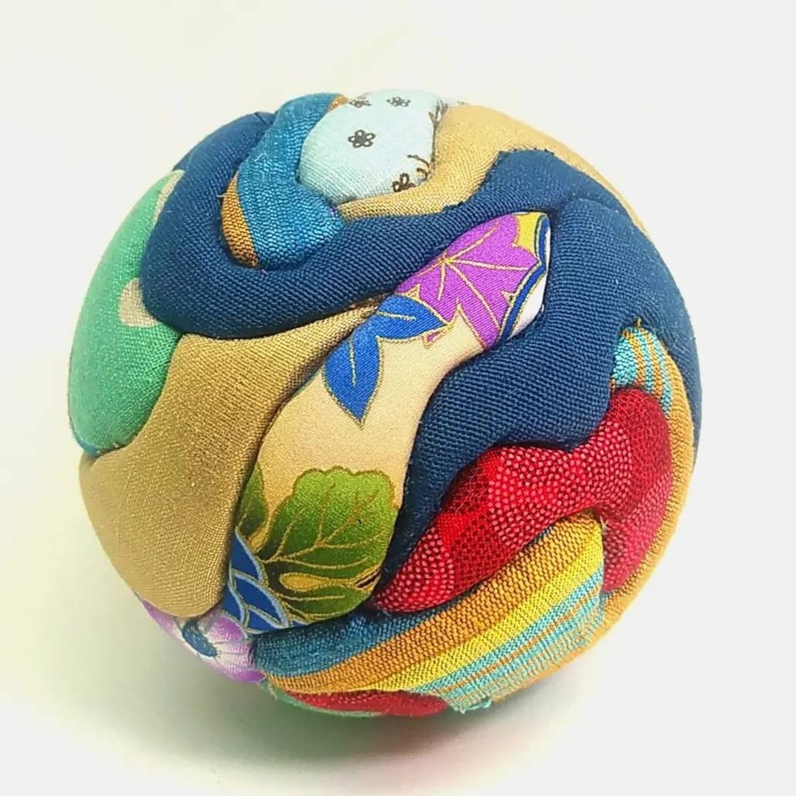 Kimekomi Medium Size Ball, Kimekomi Multicolor, Japanese Kimekomi Art ...