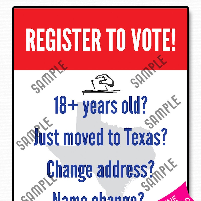 Voter Registration Signs - Etsy