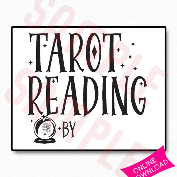 Tarot Reader Sign - Etsy