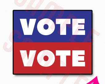Printable Vote Sign | Etsy