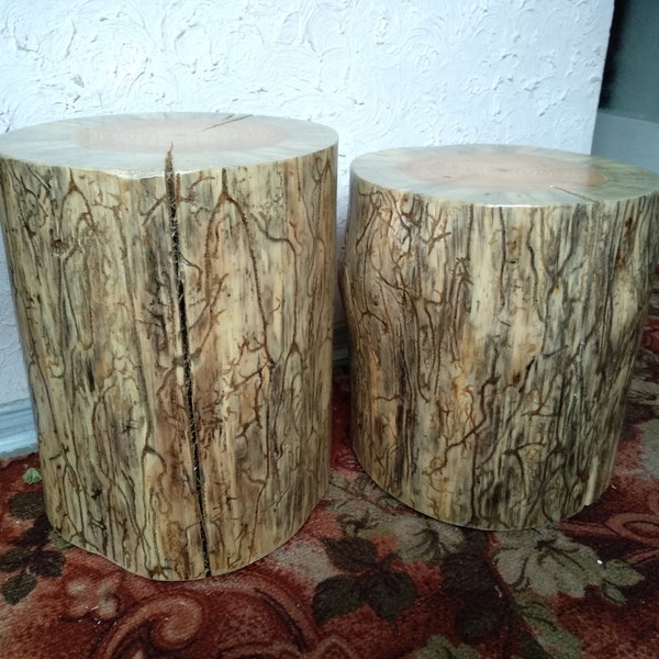 Tree Stump Table - Shop Online - Etsy