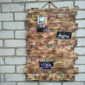 Photo Boards With Clips, Children Photo Board, Large Verticl Photo ...
