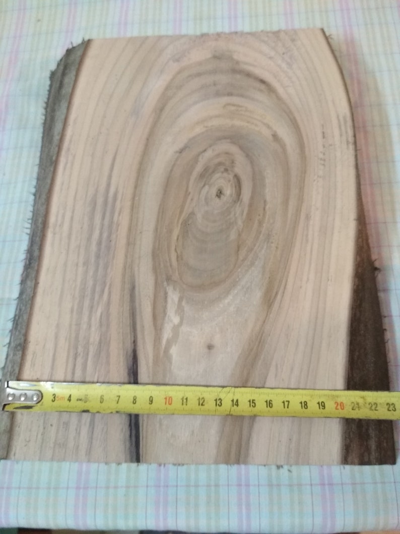 Hickory Slab Natural Hickory Live Edge Wood Slab Hickory | Etsy