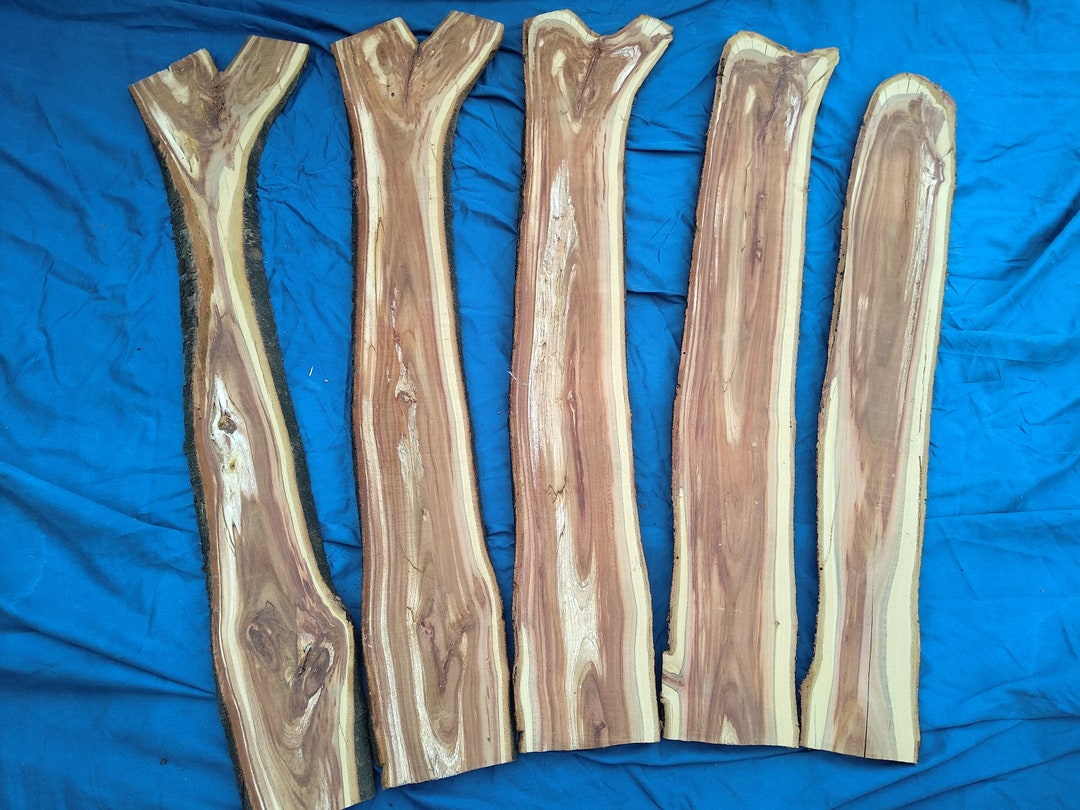 Live Edge Cherry Wood Planks Boards For Signs Planks For Crafts Natural Wood Planks Craft