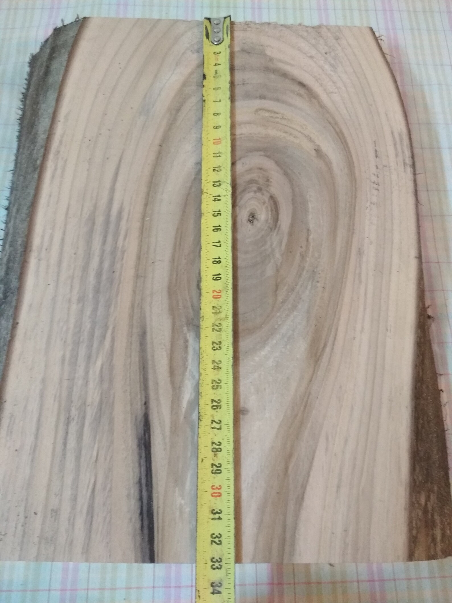 Hickory Slab Natural Hickory Live Edge Wood Slab Hickory | Etsy