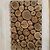 3D Wood Wall Panel, Wall Wooden Slices Mosaic Panel, Slices Wood Wall ...