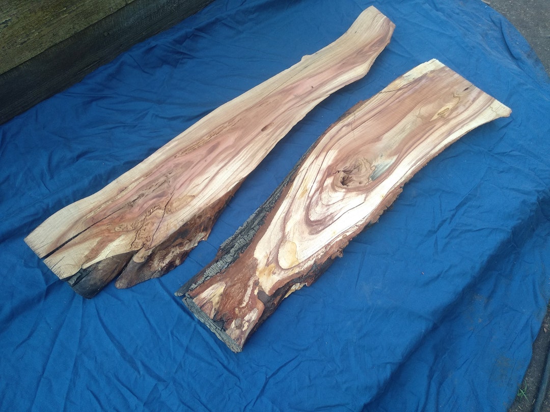 PLUM Wood Slabs Red Wood Slab Raw Edge Wood Slab DIY - Etsy
