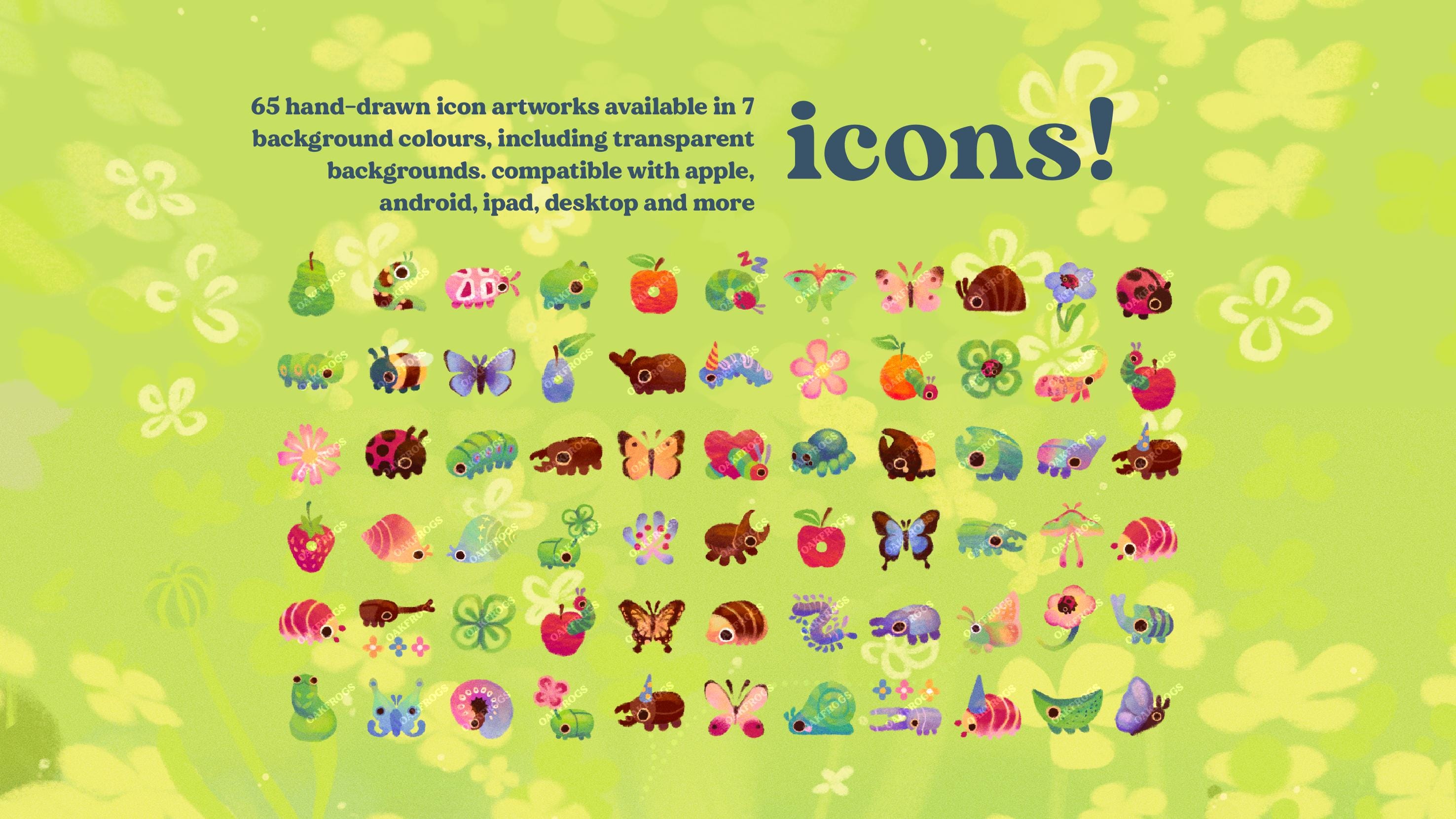 Bugs Icon Pack Ios iPhone iPad Tablet Android Desktop Wallpaper Theme ...