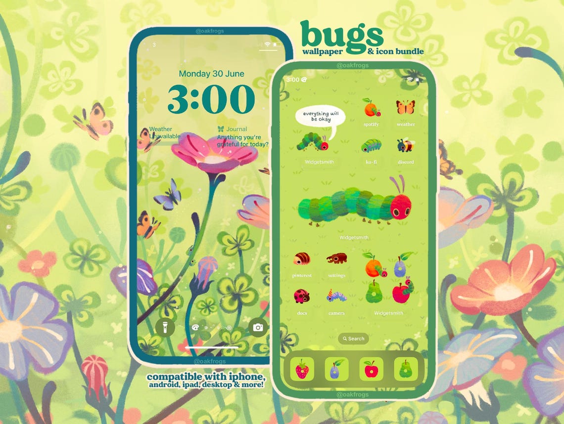 Bugs Icon Pack Ios iPhone iPad Tablet Android Desktop Wallpaper Theme ...