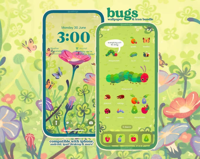 Bugs Icon Pack Ios iPhone iPad Tablet Android Desktop Wallpaper Theme ...