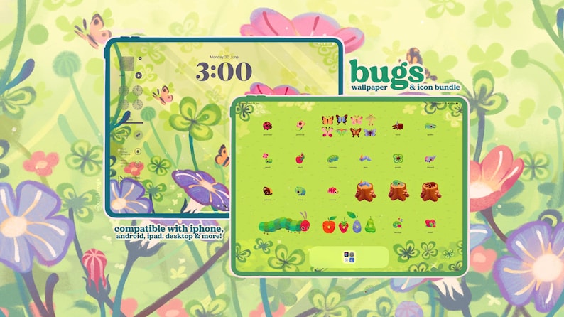Bugs Icon Pack Ios iPhone iPad Tablet Android Desktop Wallpaper Theme ...