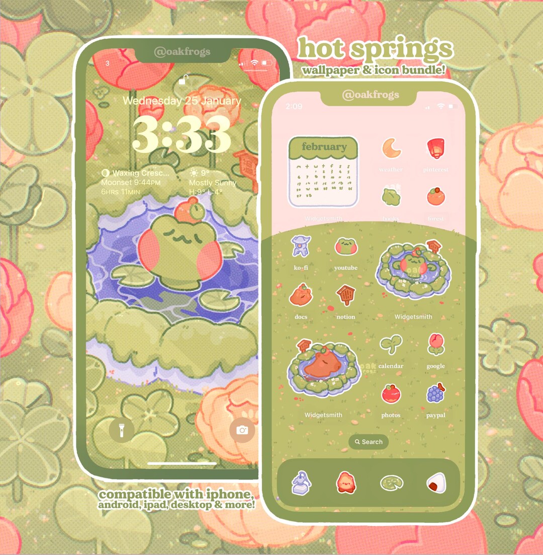Hot Springs Icon Pack Ios iPhone iPad Tablet Android Desktop Wallpaper ...