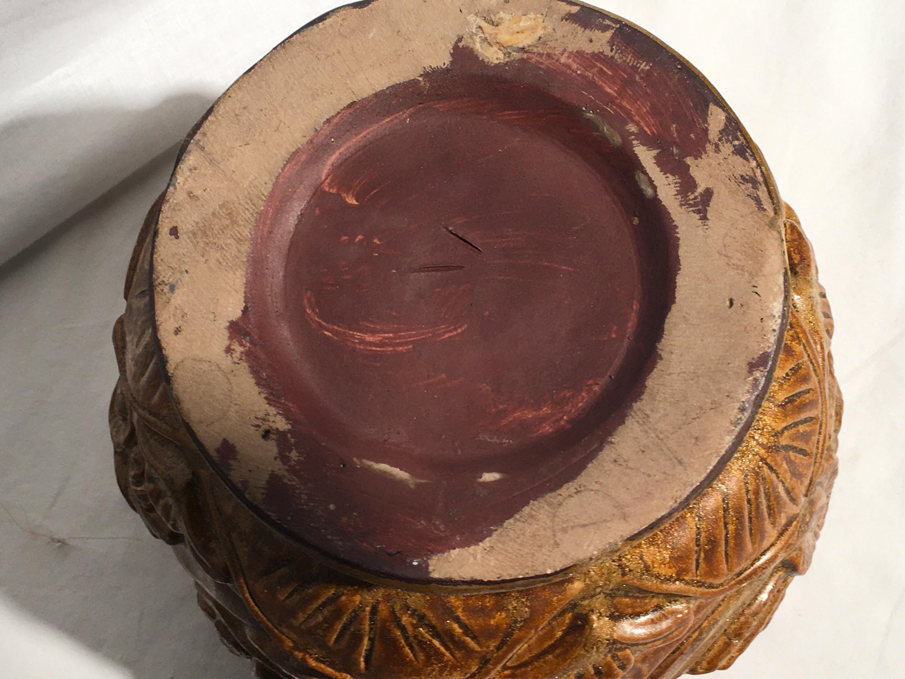 Stoneware Gargoyle Ugly Pot circa 1960s Please Read item Details Before ...