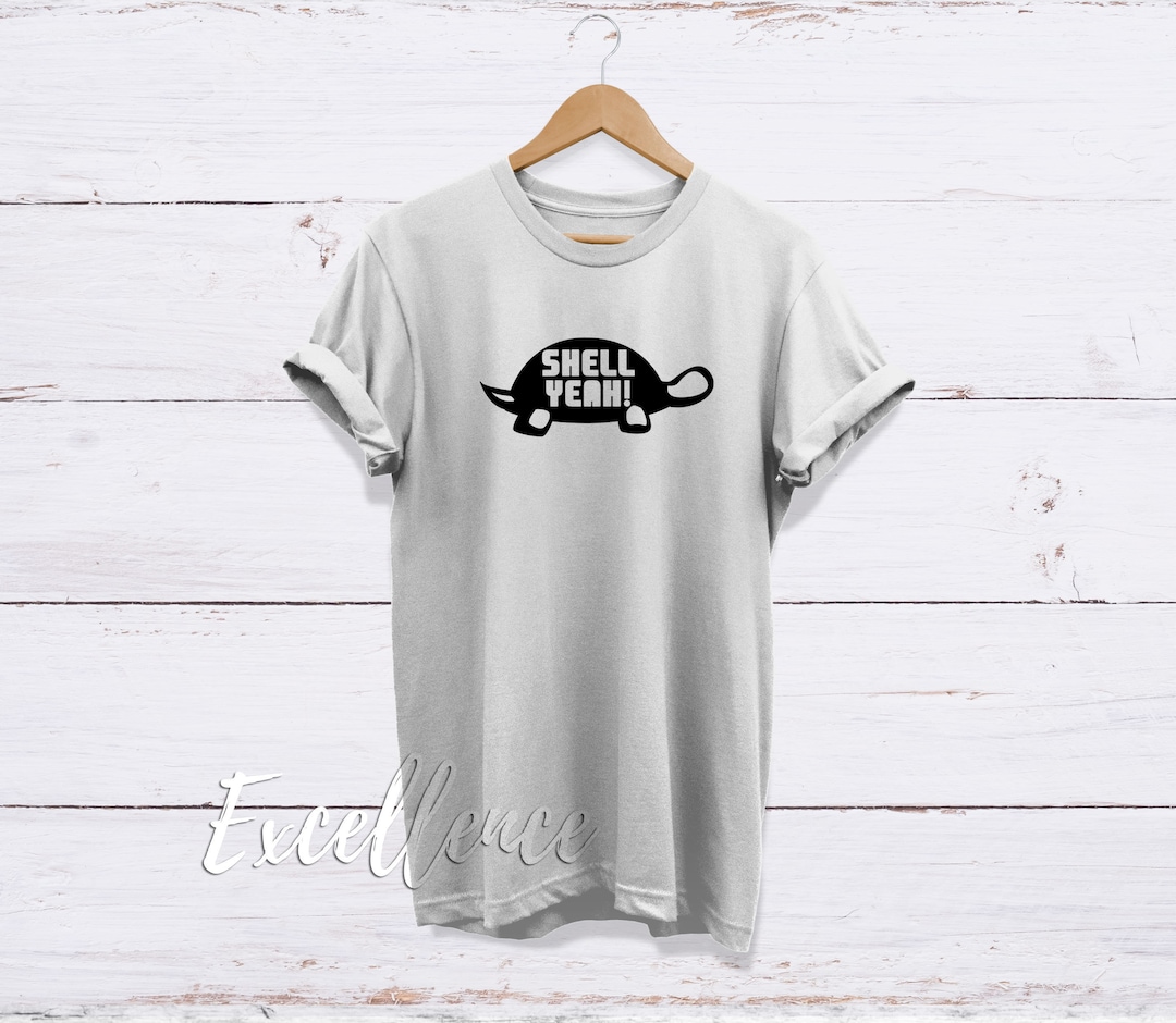 Camiseta Shell Yeah Turtle regalo de juego de palabras - Etsy España