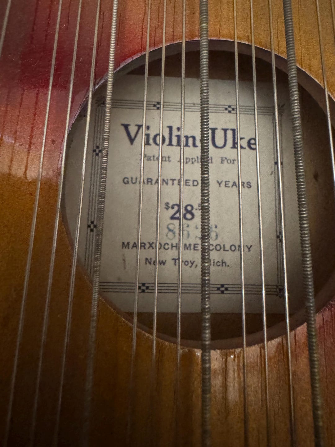 1934 Violin - Uke in Excellent Condition With Original Bow, Tuning ...