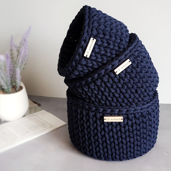 Handmade Rope Basket - Etsy