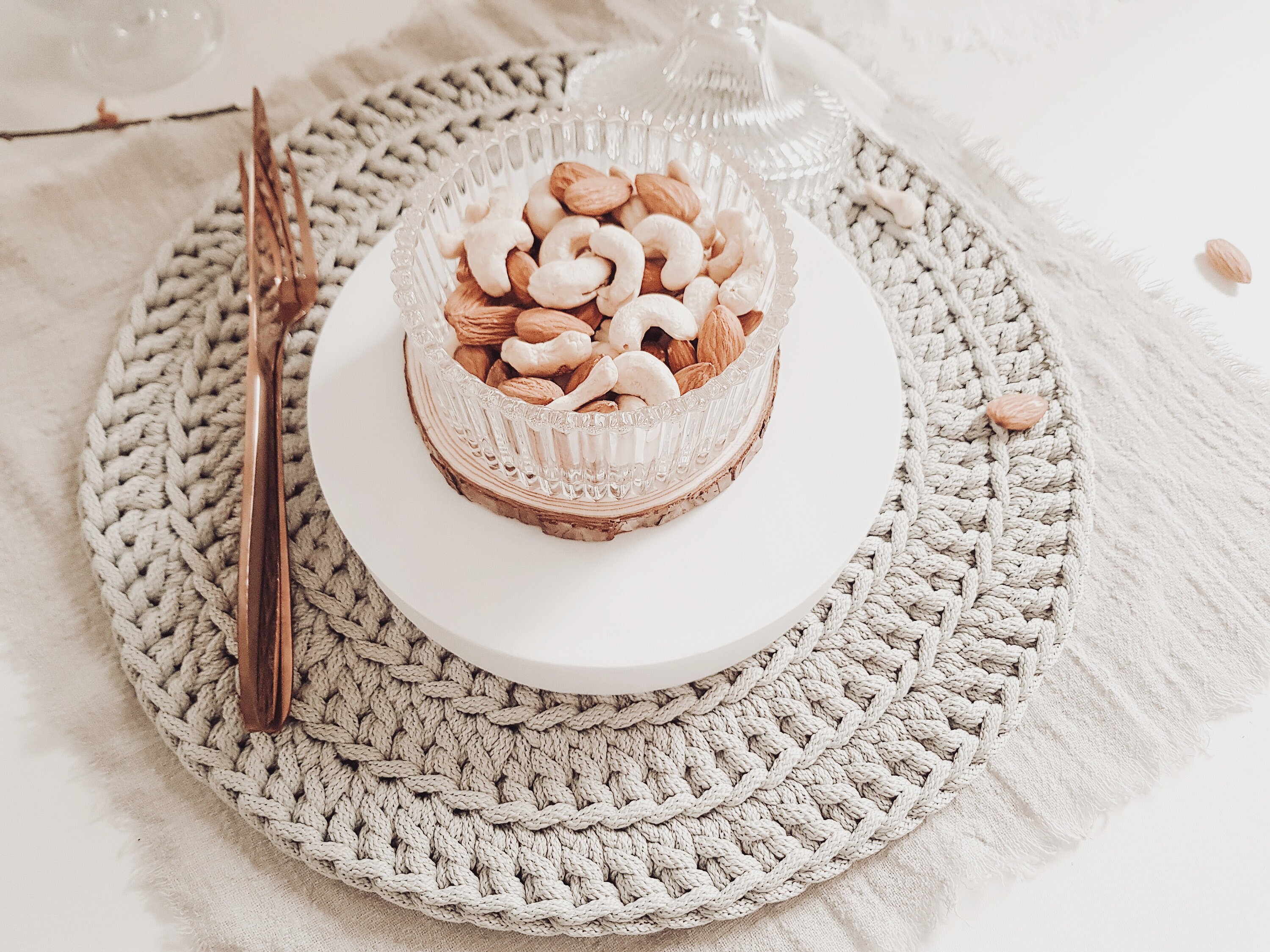 Handmade Table Placemats, Crochet Kitchen Mats, Round Dining Decor ...