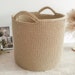 Large Rope Basket for Storage, Modern Home Basket - Etsy
