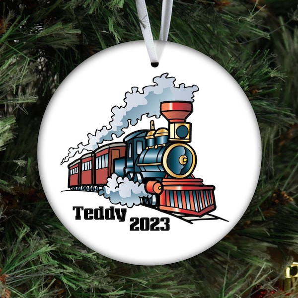 Steam Train Ornaments - Etsy