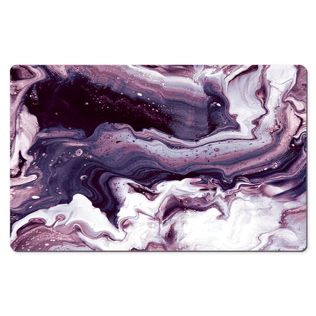 PURPLE MOUSE PAD Purple Marble Mouse Pad Large Desk Mat Gaming | Etsy