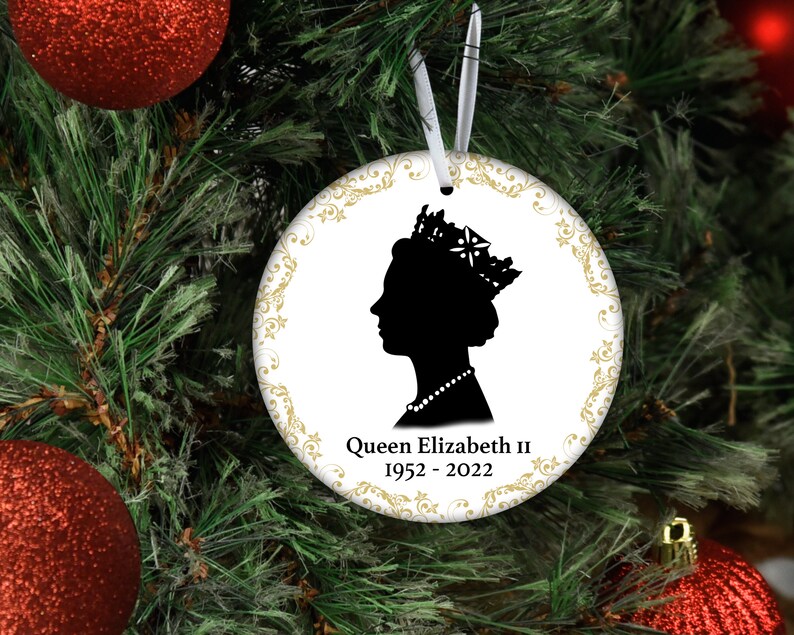Queen Elizabeth II in Loving Memory Gift Queen Ornament - Etsy