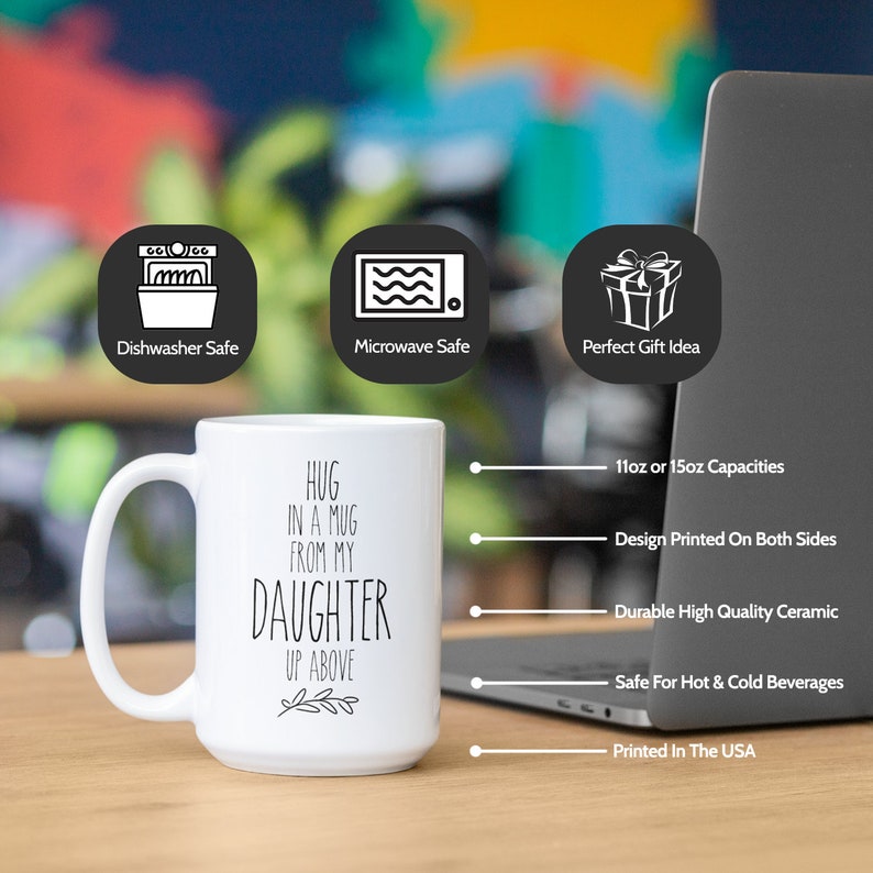 Loss of a Daughter Child Memorial Funeral Gifts Hug in a Mug - Etsy