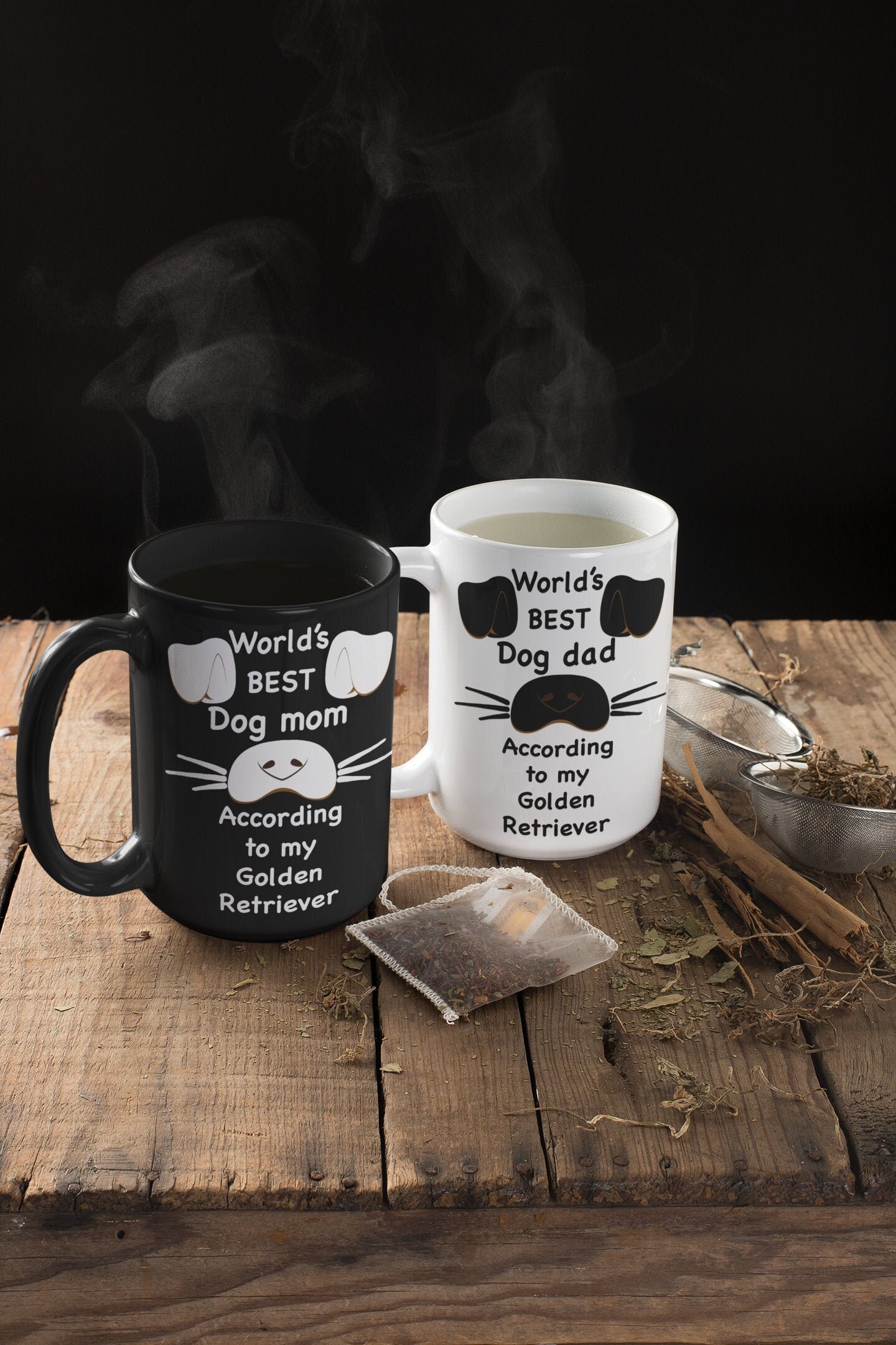GOLDEN RETRIEVER CUSTOM dog mug best dog mom mug dog dad gift | Etsy