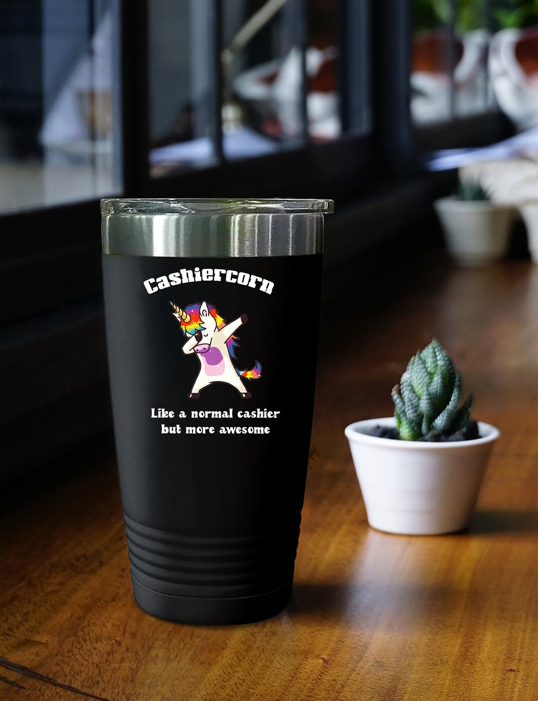 Cashier Appreciation Farewell Gift for Coworker, Cashier Unicorn ...