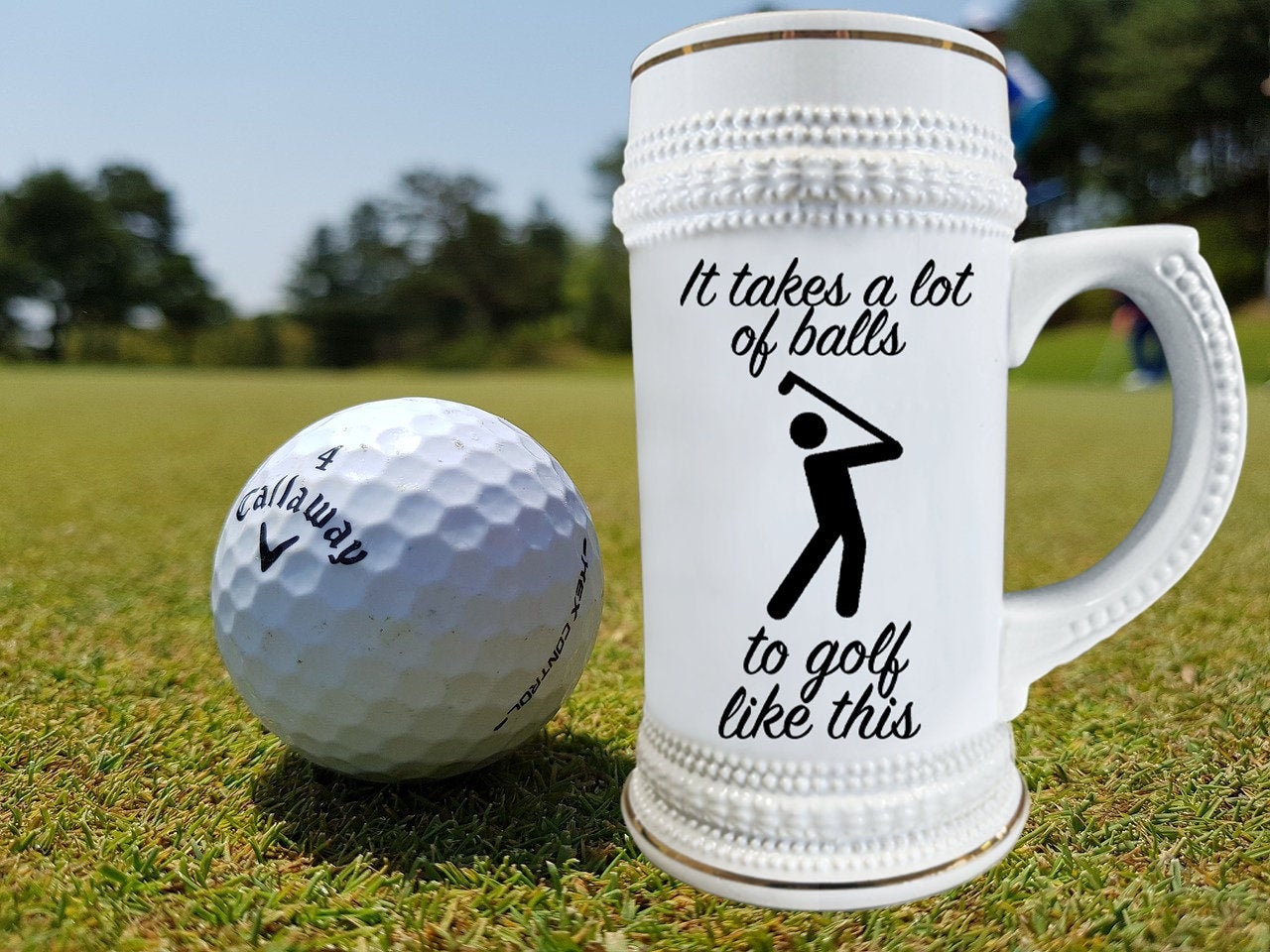 Personalized Golf Gifts for Men Tanked Beer Stein Sports - Etsy