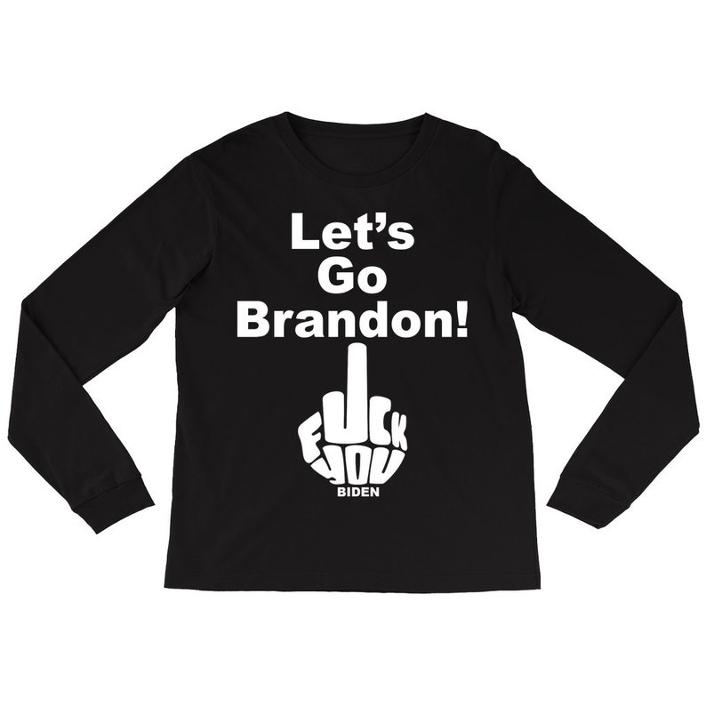 Lets Go Brandon Shirt Middle Finger Shirt Fuck Biden Shirt - Etsy