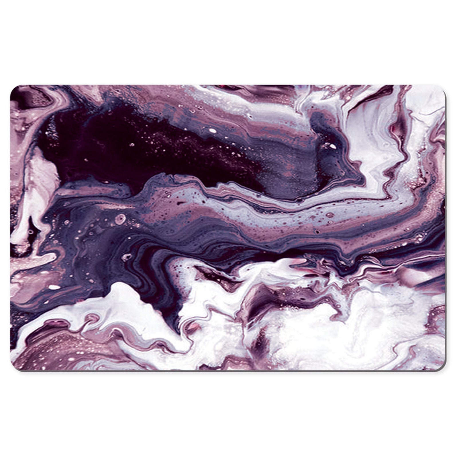 Purple Mouse Pad Purple Marble Mouse Pad Large Desk Mat - Etsy