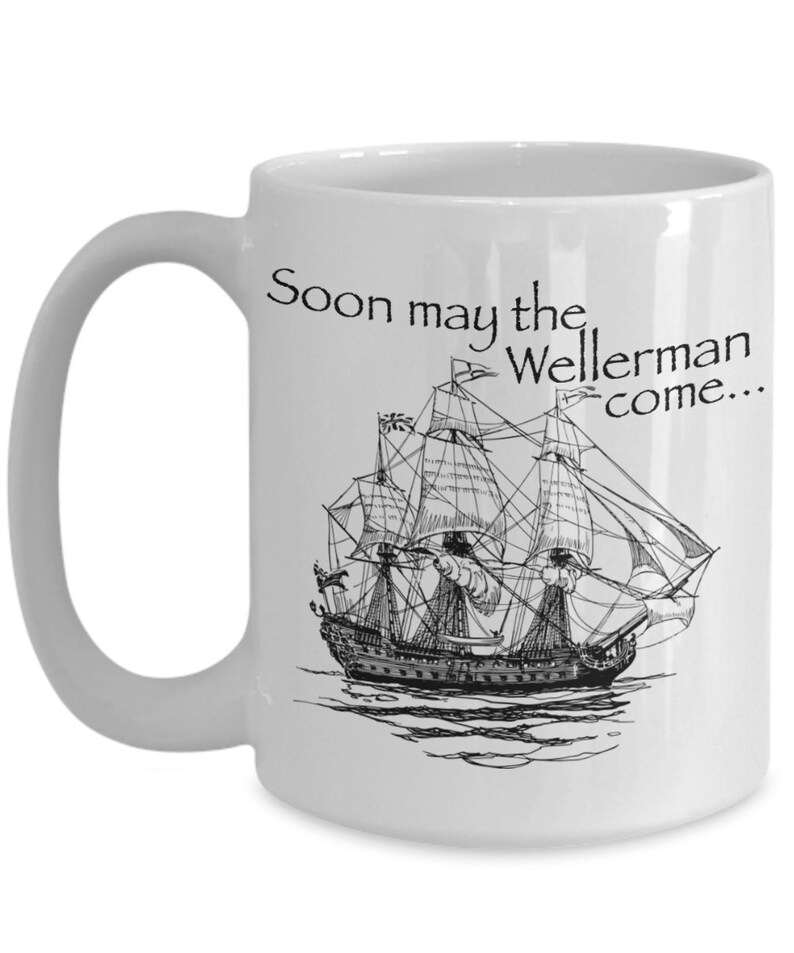 The Wellerman Sea Shanty Vintage Ship Coffee Mug Billy of Tea | Etsy