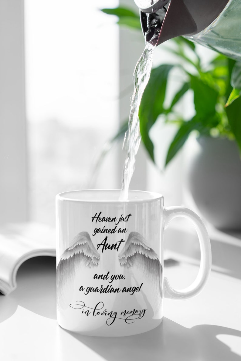 Sympathy Aunt Memorial Funeral Gifts Aunt Gift Coffee Mug, Sorry for ...