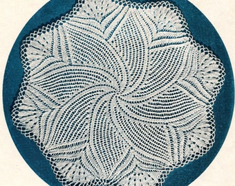 Knit doily patterns | Etsy